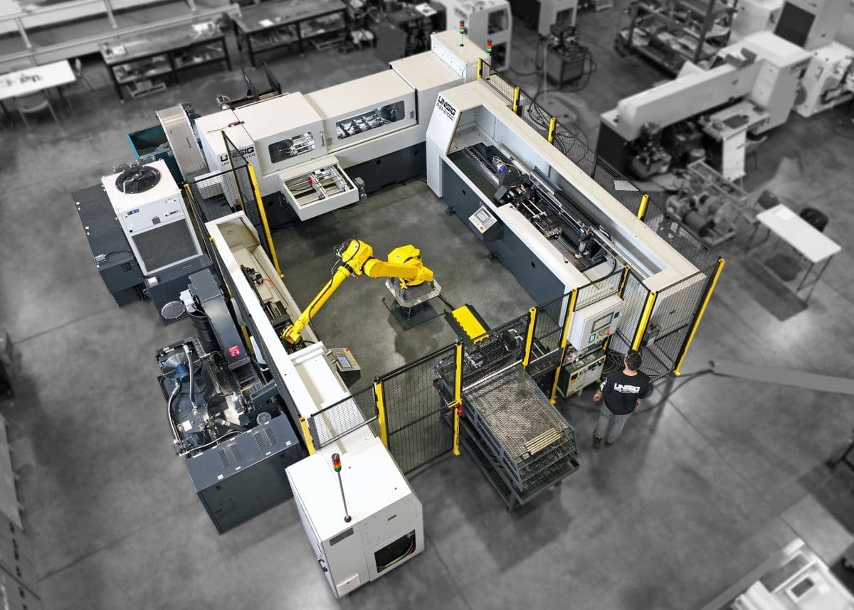 R-4-2-2 Automated Barrel Cell Overview - UNISIG Deep Hole Drilling Machines